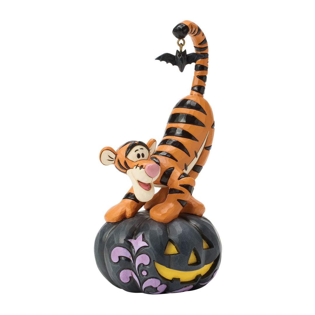 Bat-tastic Fun (Tigger on Jack-O-Lantern Figurine) – Jim Shore Designs UK
