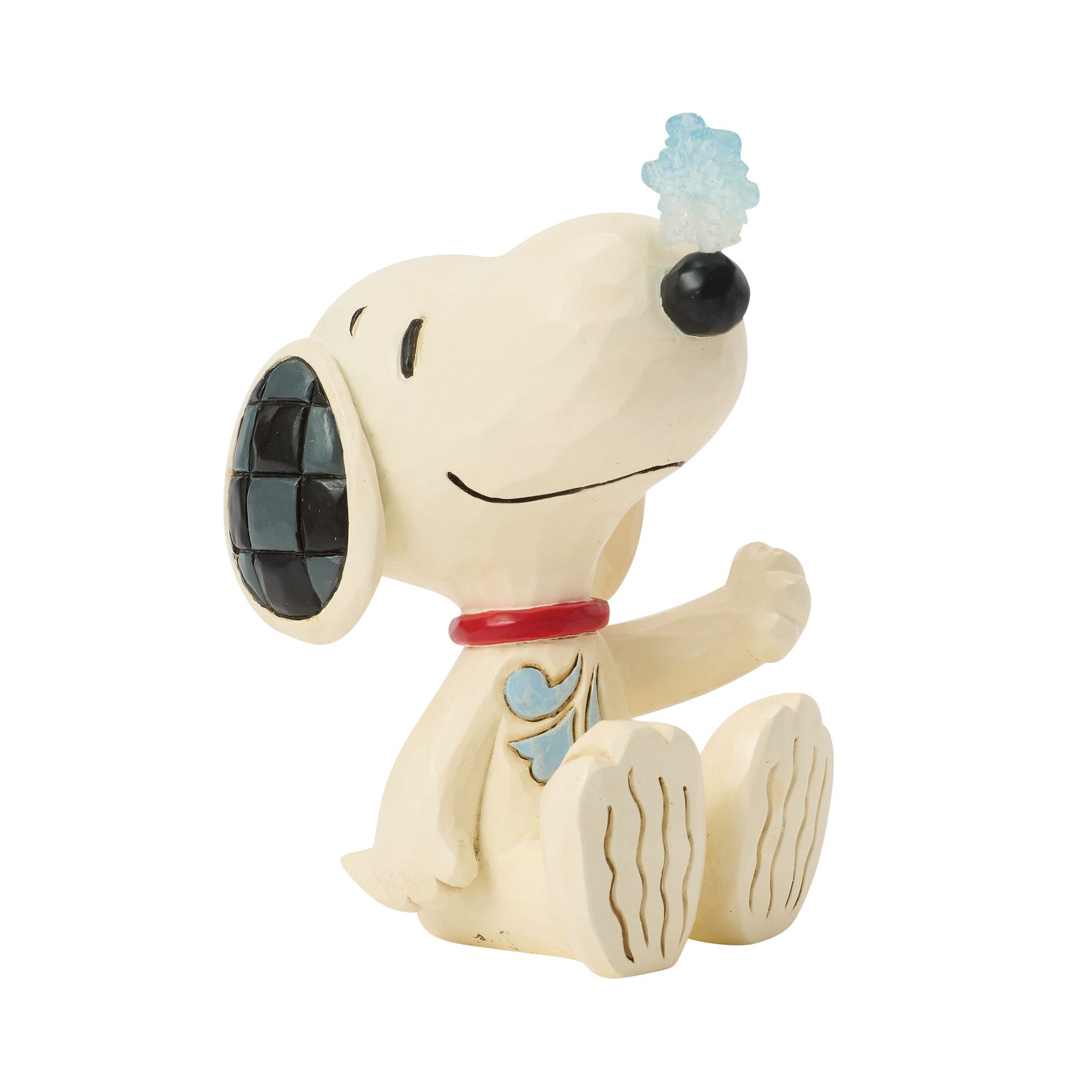 Snoopy with Snowflake on Nose Mini Figurine – Jim Shore Designs UK