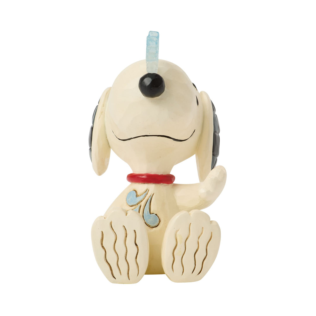 Snoopy with Snowflake on Nose Mini Figurine – Jim Shore Designs UK