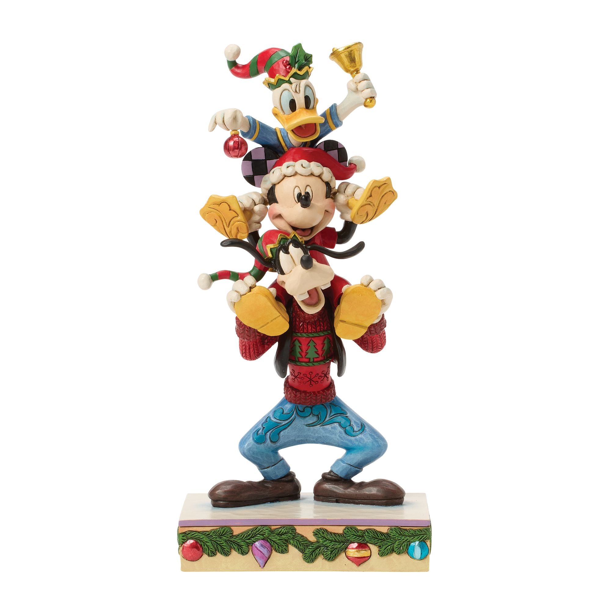 A Holiday Pile Up (Mickey, Donald and Goofy Stacked Figurine) – Jim ...