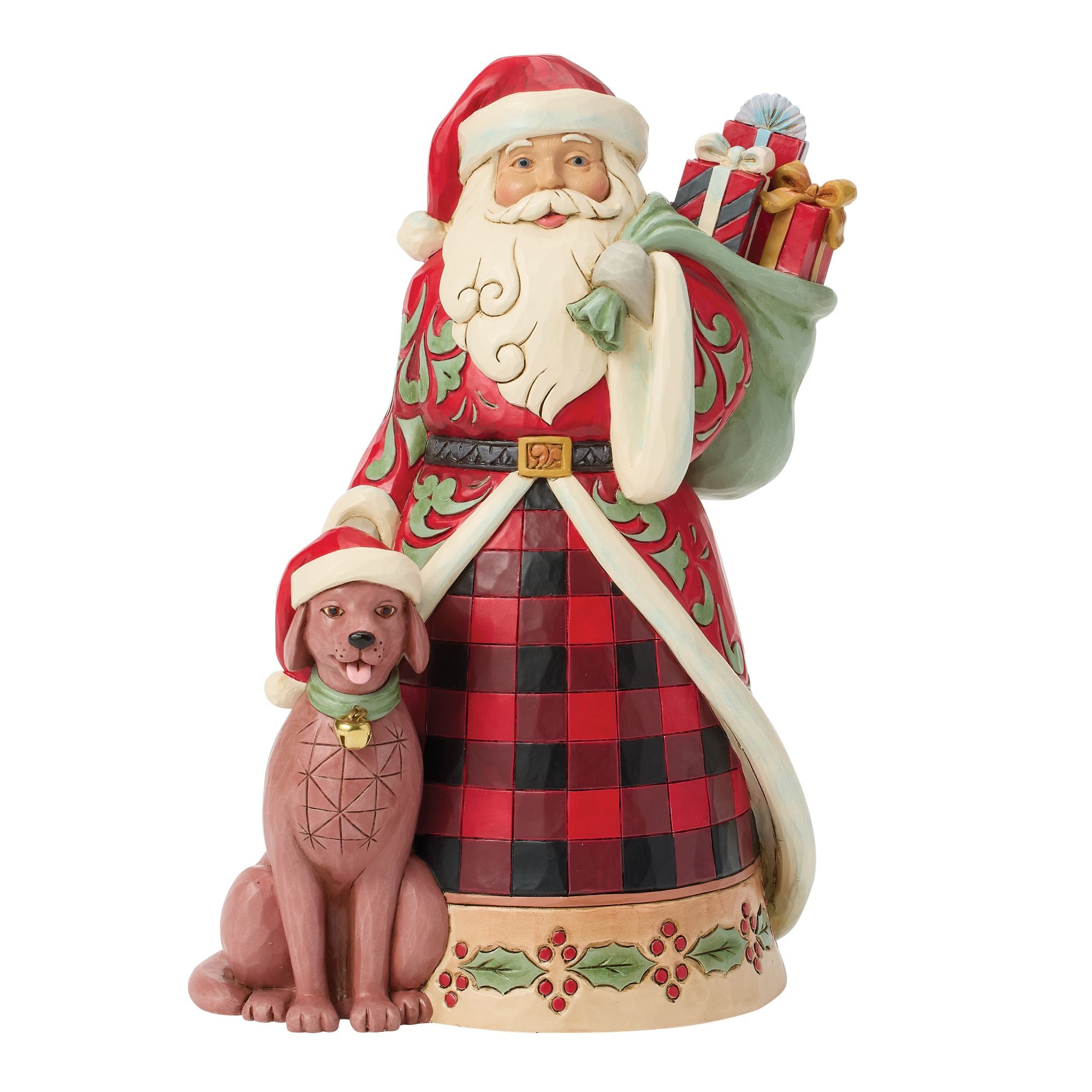 Highland Glen Santa with Dog – Jim Shore Designs UK